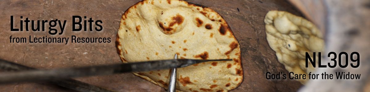 Liturgy Bits for NL309 – God’s Care for the Widow – Lectionary ...